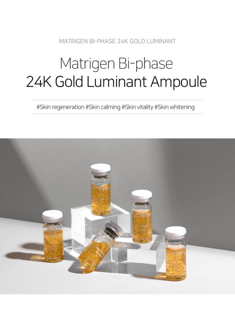 Matrigen 24K gold Salmon DNA Ampoule | Bi-Phase 24K Gold Ampoule