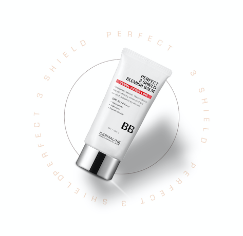 Dermaline Perfect 3 Shield Blemish Balm BB Cream 50ml - Laboderm Skin ...